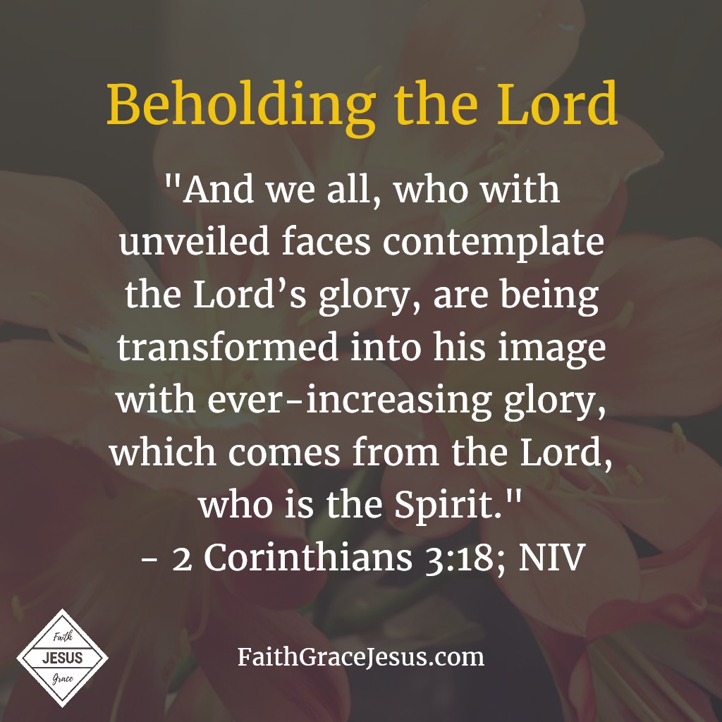 Beholding The Lord Faith Grace Jesus