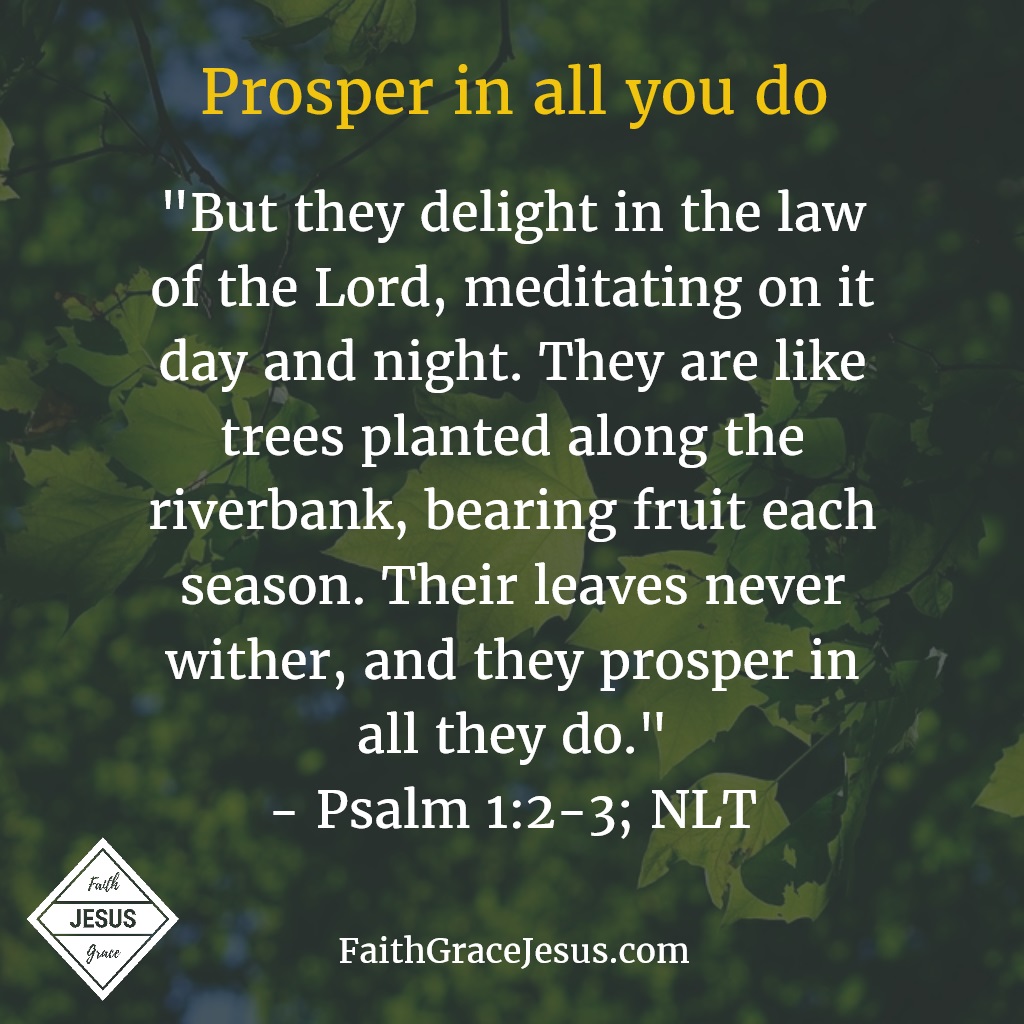 Prosper In All You Do Faith Grace Jesus