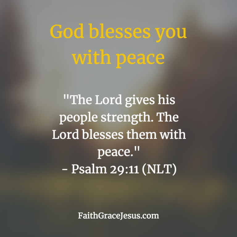 5 Bible Verses about Peace | Faith - Grace - Jesus