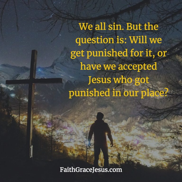 Nobody can hide from God. We can’t, just like Adam and Eve couldn’t ...